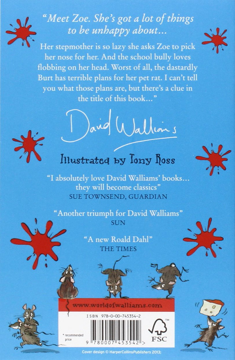 David Walliams Ratburger The Bubble Room Toy store Dublin Ireland